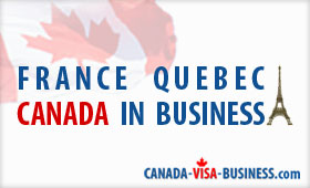 France Quebec Canada in business
